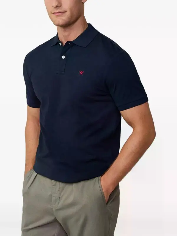 HACKETT LONDON Logo-embroidered Polo Shirt