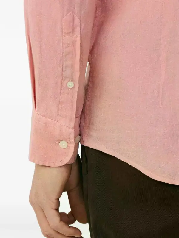HACKETT LONDON Brompton Button-down Linen Shirt