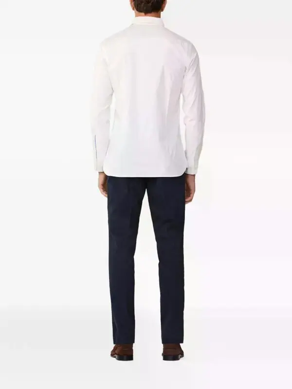 HACKETT LONDON Kent-collar Stretch-poplin Shirt