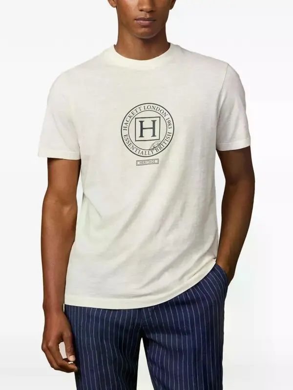 HACKETT LONDON Heritage H Logo-print T-shirt