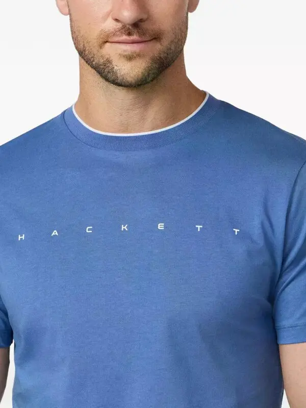 HACKETT LONDON Logo-print Short-sleeve T-shirt