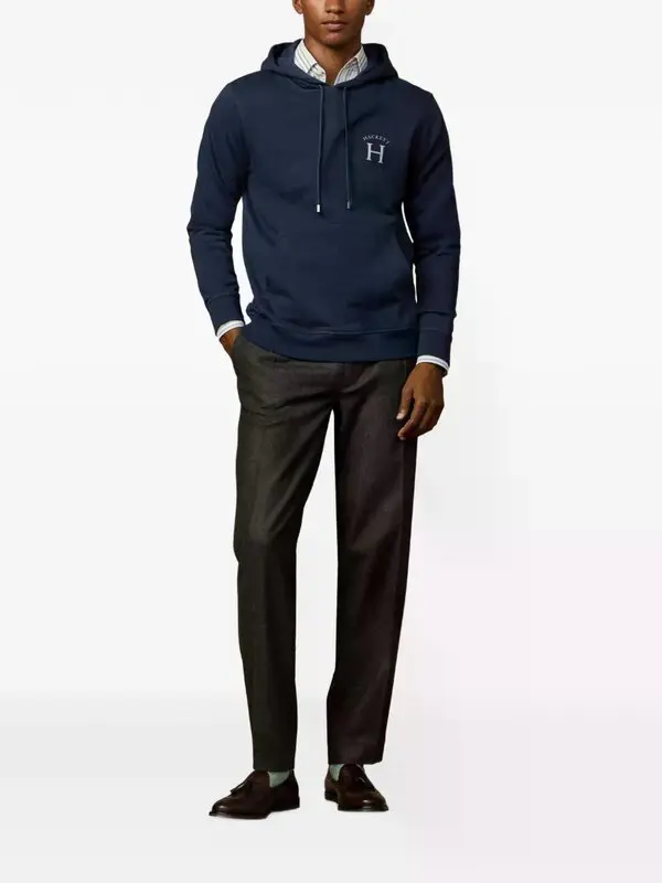 HACKETT LONDON Logo-print Hoodie
