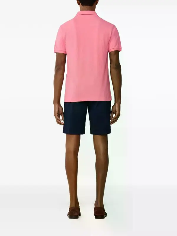 HACKETT LONDON Beach-trim Short-sleeve Polo Shirt