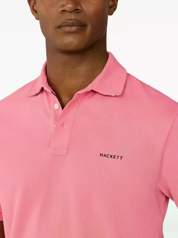 HACKETT LONDON Beach-trim Short-sleeve Polo Shirt