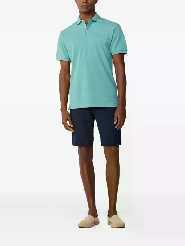 HACKETT LONDON Embroidered Pique Polo Shirt