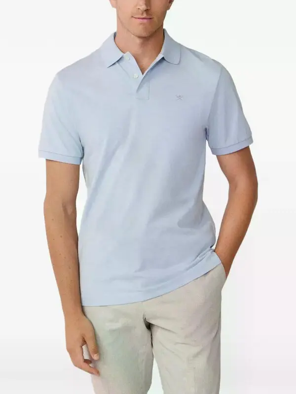 HACKETT LONDON Logo-embroidered Polo Shirt