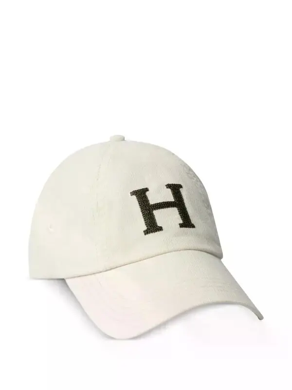 HACKETT LONDON Corduroy Embroidered-logo Cap