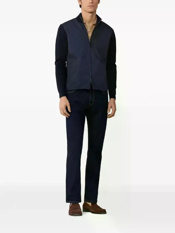 HACKETT LONDON Milano-stitch Hybrid Jacket