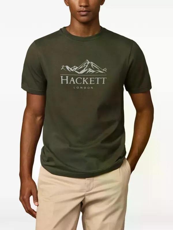 HACKETT LONDON Heritage Peaks Graphic-print T-shirt