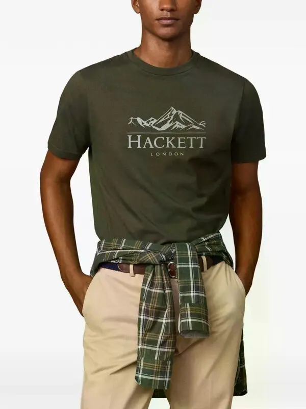 HACKETT LONDON Heritage Peaks Graphic-print T-shirt