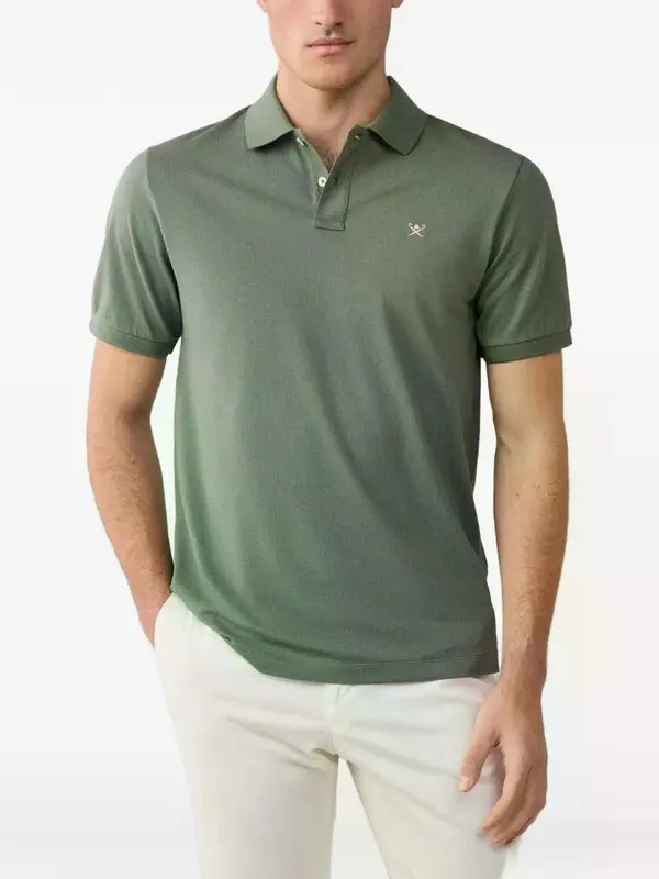 HACKETT LONDON Logo-embroidered Polo Shirt