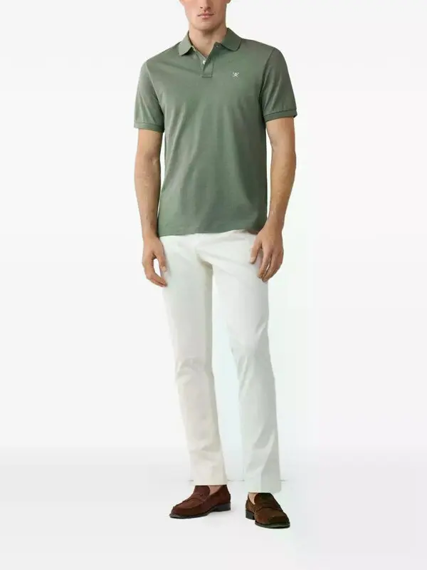 HACKETT LONDON Logo-embroidered Polo Shirt