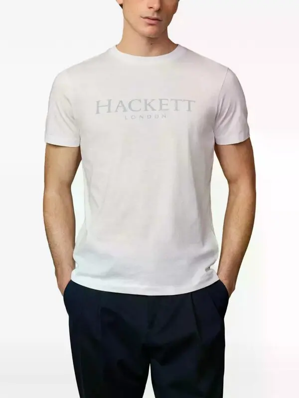 HACKETT LONDON Logo-print Jersey T-shirt