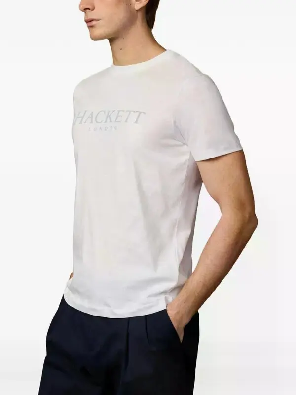 HACKETT LONDON Logo-print Jersey T-shirt