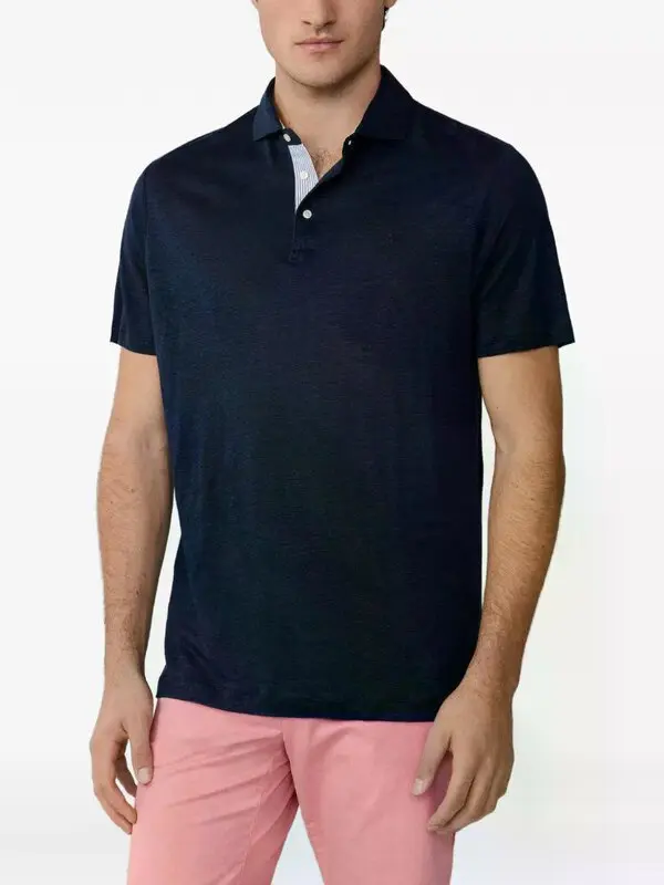HACKETT LONDON Linen Polo Shirt