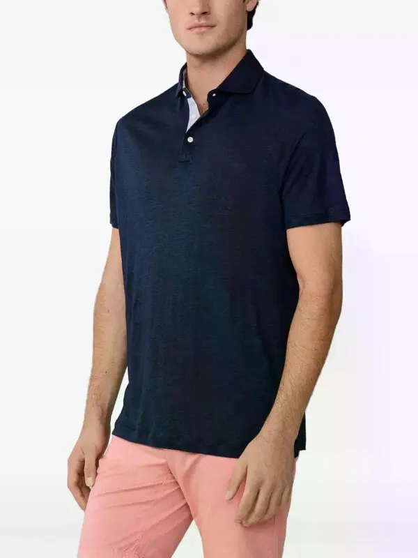 HACKETT LONDON Linen Polo Shirt