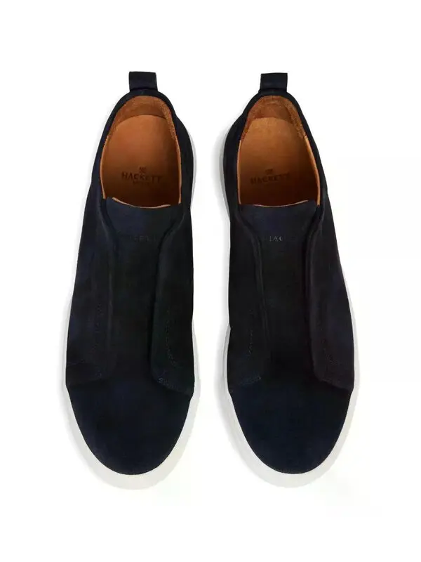 HACKETT LONDON Vision Suede Slip-on Sneakers