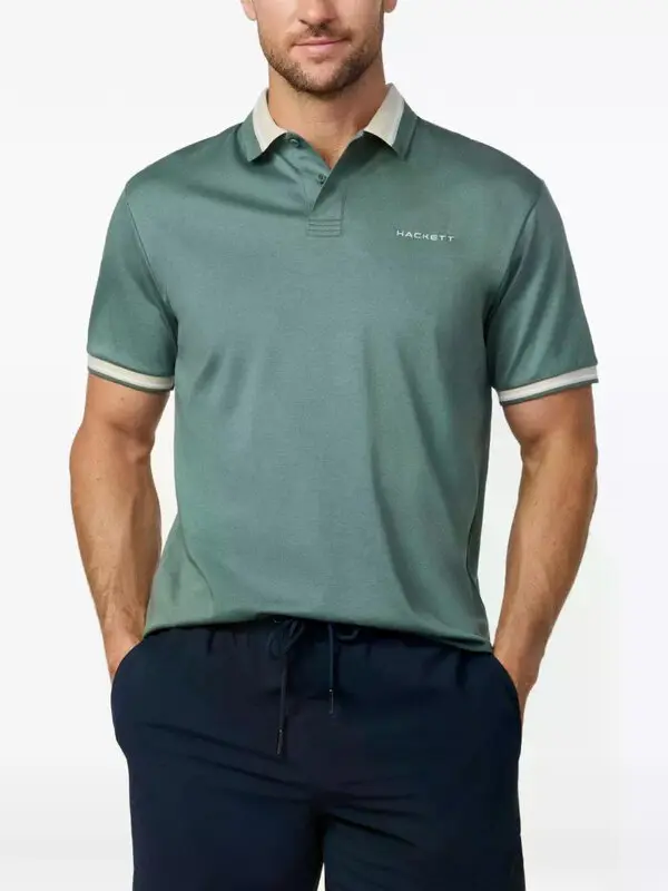 HACKETT LONDON Hs Club Tipped-trim Polo Shirt