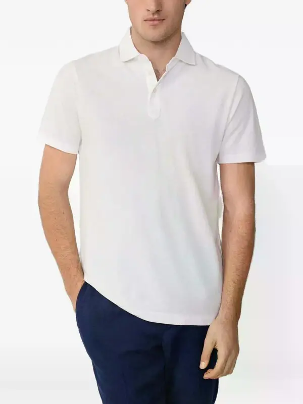 HACKETT LONDON Garment-dyed Pique-knit Polo Shirt