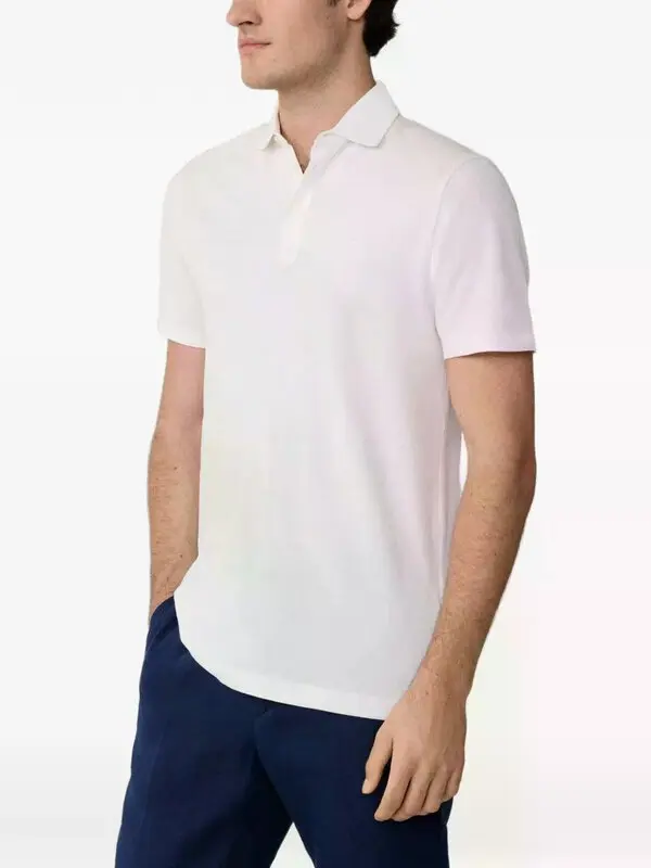 HACKETT LONDON Garment-dyed Pique-knit Polo Shirt