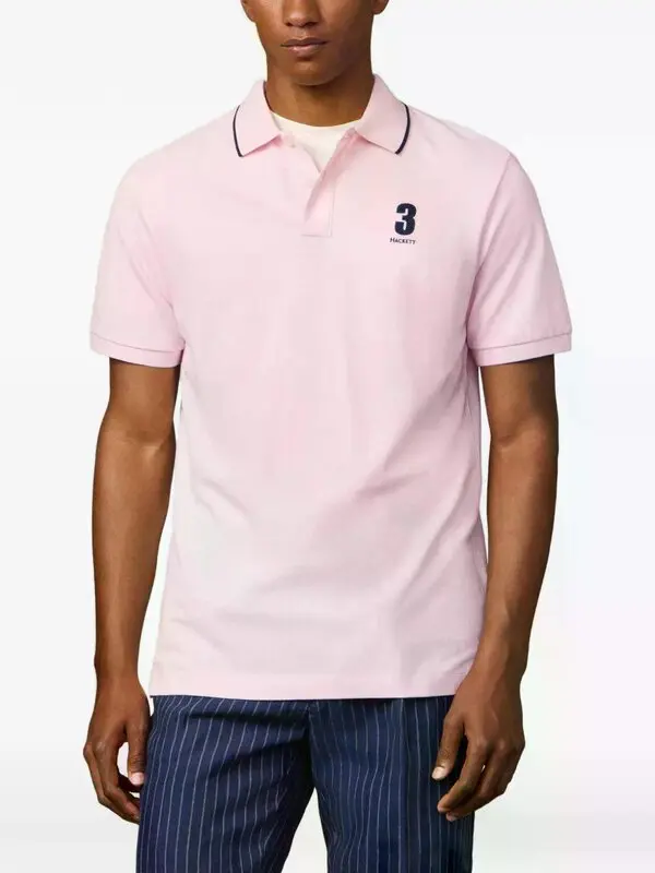 HACKETT LONDON Heritage Tipped-trim Polo Shirt