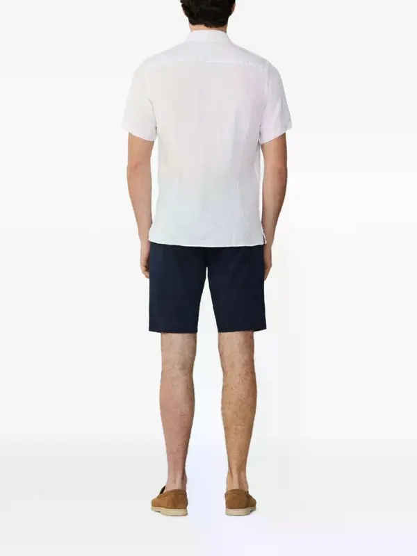 HACKETT LONDON Logo-embroidered Short-sleeve Shirt