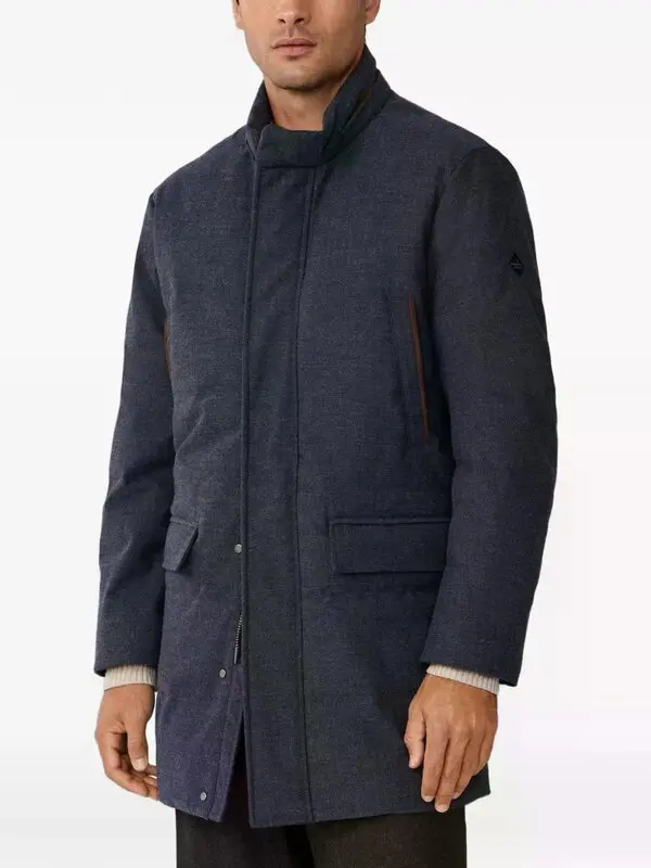 HACKETT LONDON Herringbone Hooded Parka
