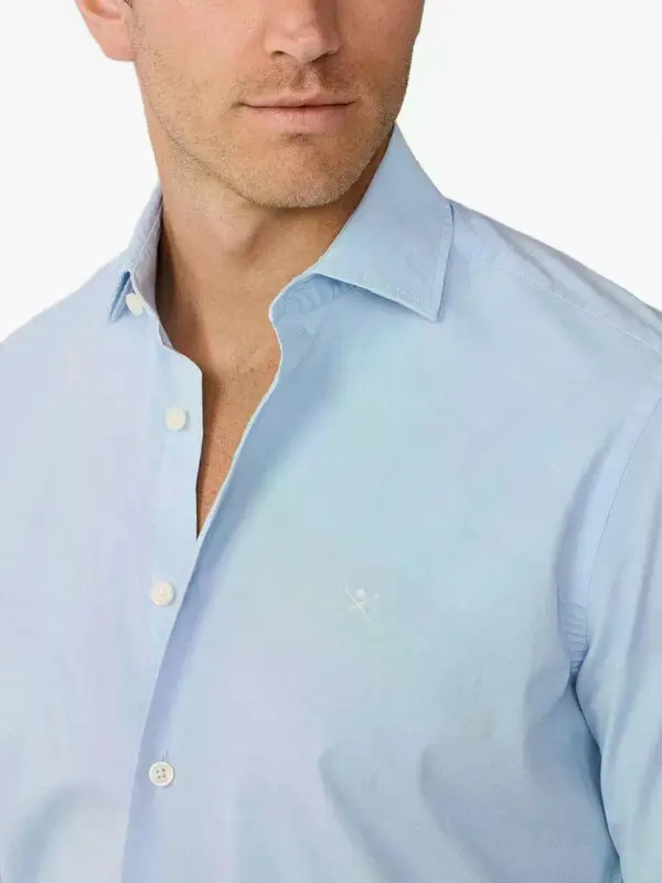 HACKETT LONDON Cutaway-collar Poplin Shirt