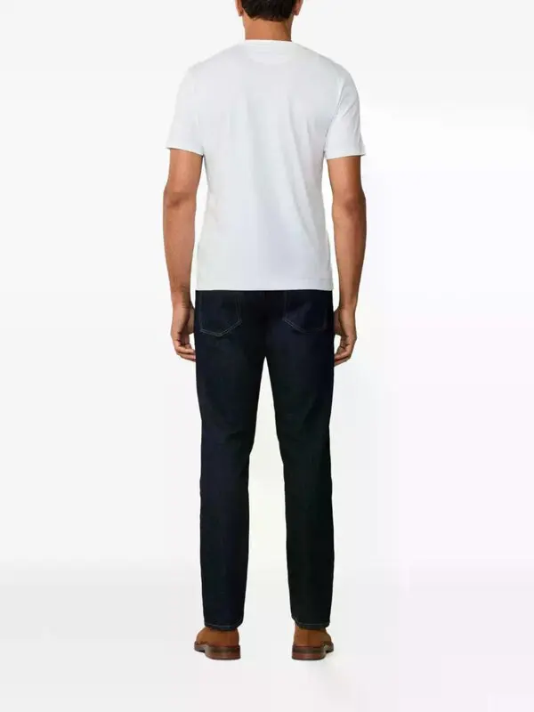 HACKETT LONDON Logo-embroidered Pima-cotton T-shirt