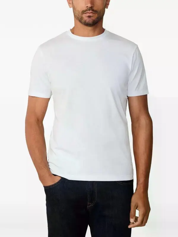 HACKETT LONDON Logo-embroidered Pima-cotton T-shirt