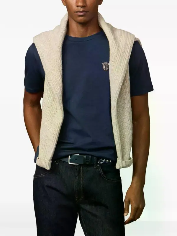 HACKETT LONDON Badge-patch T-shirt