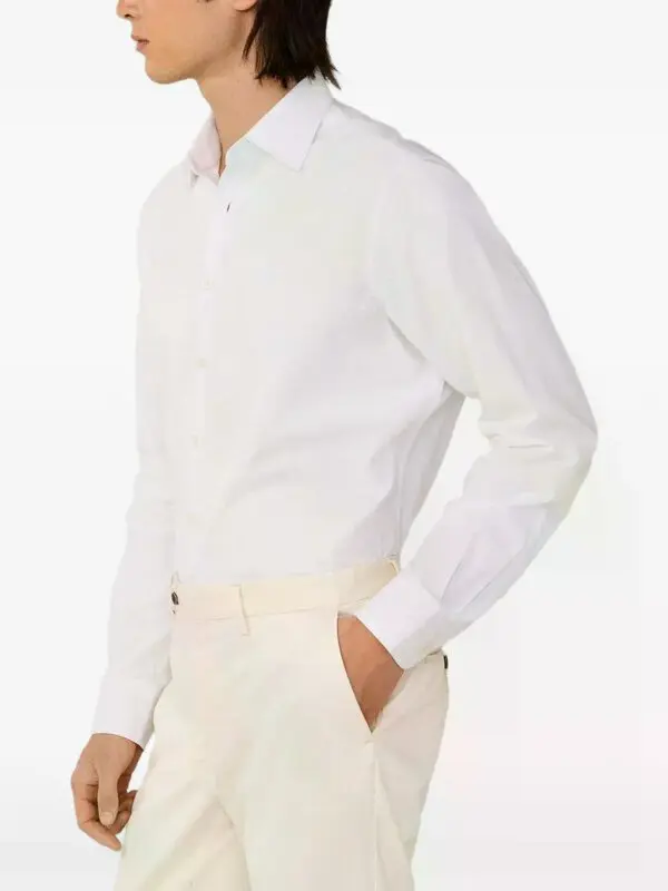 HACKETT LONDON End-on-end Cutaway-collar Shirt
