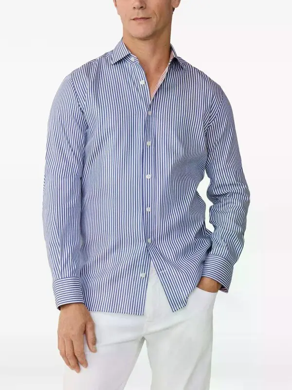 HACKETT LONDON Bengal-stripe Tailored-fit Shirt
