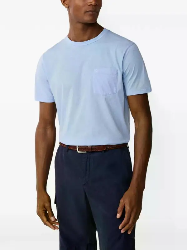 HACKETT LONDON Garment-dyed Pocket T-shirt