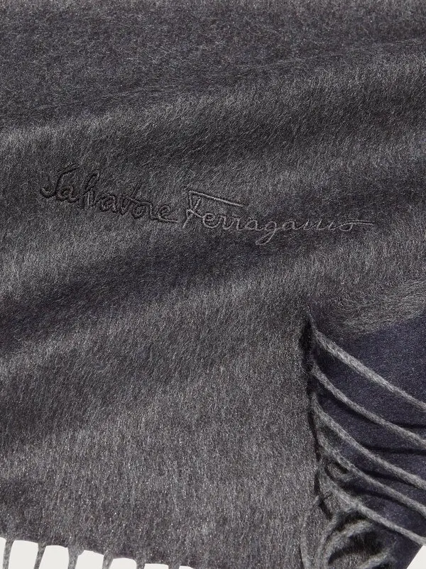 FERRAGAMO Fringe Detailed Scarf