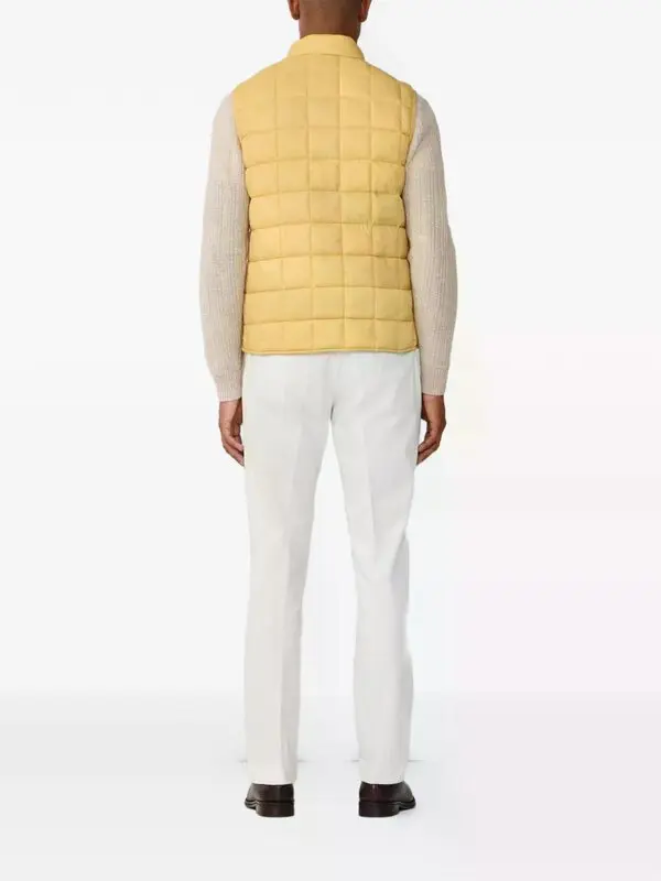 HACKETT LONDON Logo-detail Quilted Gilet