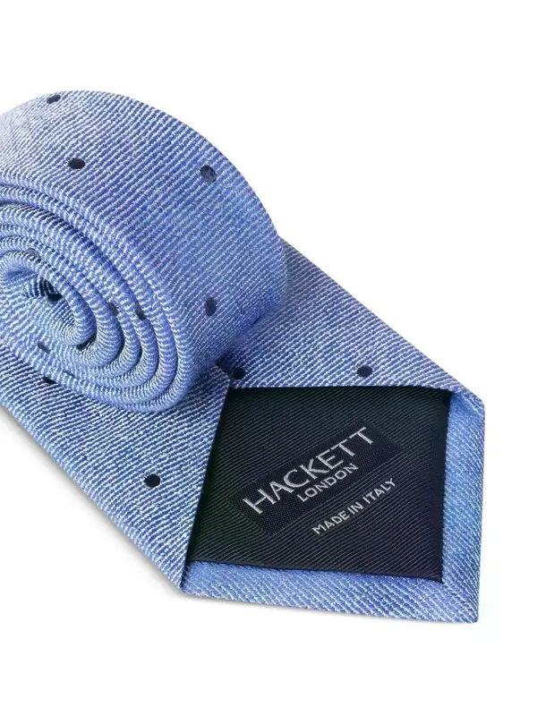 HACKETT LONDON Polka-dot Twill Tie