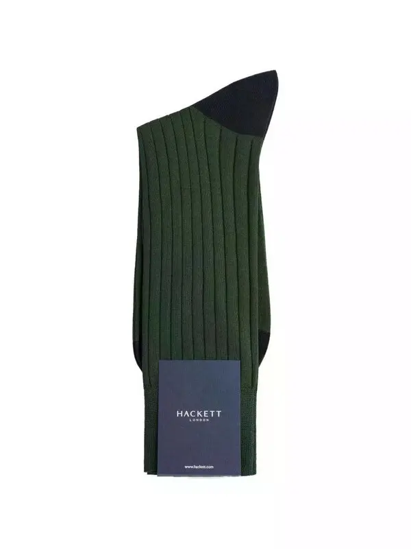HACKETT LONDON Ribbed-knit Socks