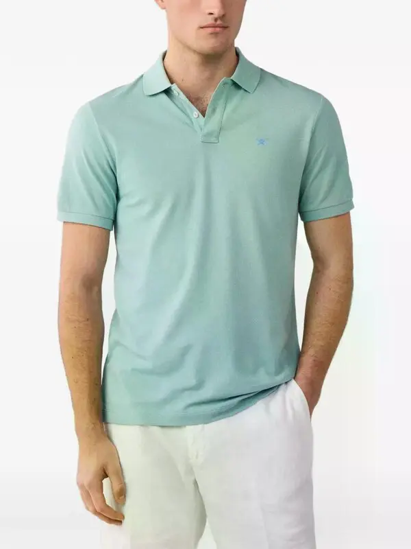 HACKETT LONDON Logo-embroidered Piqué Polo Shirt