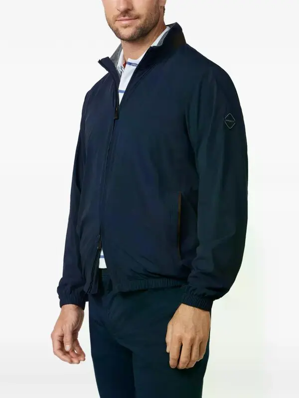 HACKETT LONDON Suede Detail Driver Blouson Jacket