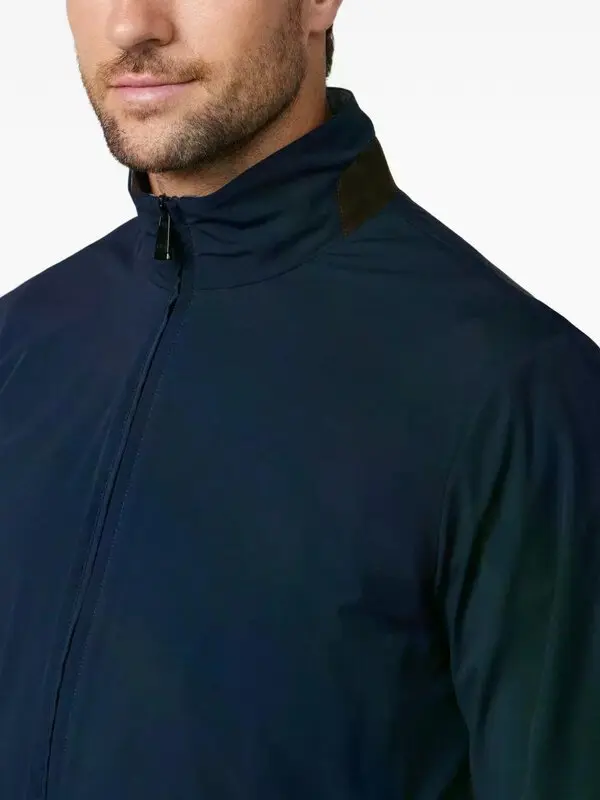 HACKETT LONDON Suede Detail Driver Blouson Jacket