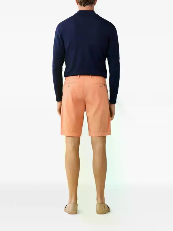 HACKETT LONDON Garment-dyed Cotton Shorts