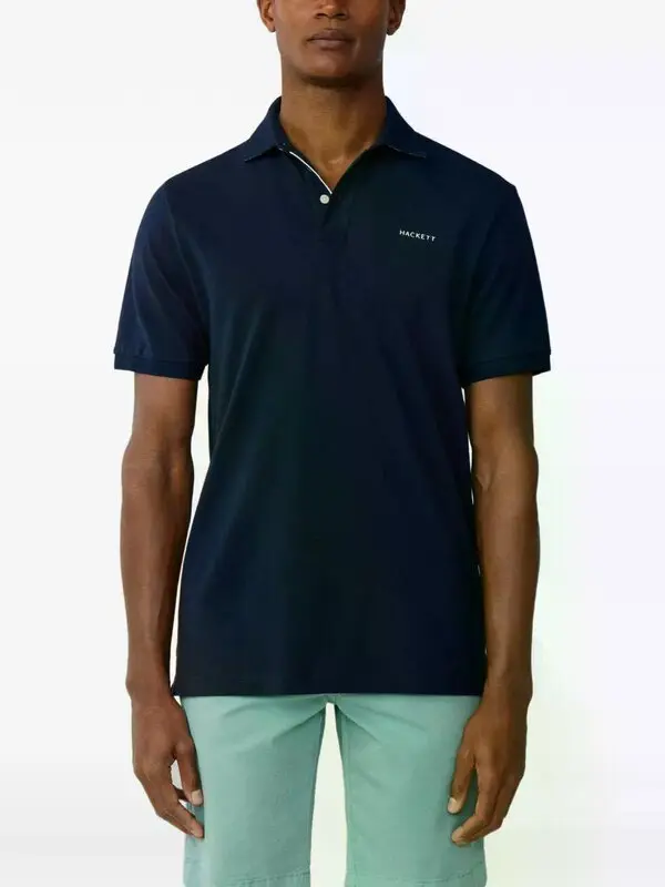 HACKETT LONDON Logo-embroidered Swim-trim Polo Shirt