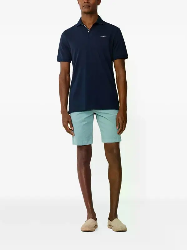 HACKETT LONDON Logo-embroidered Swim-trim Polo Shirt