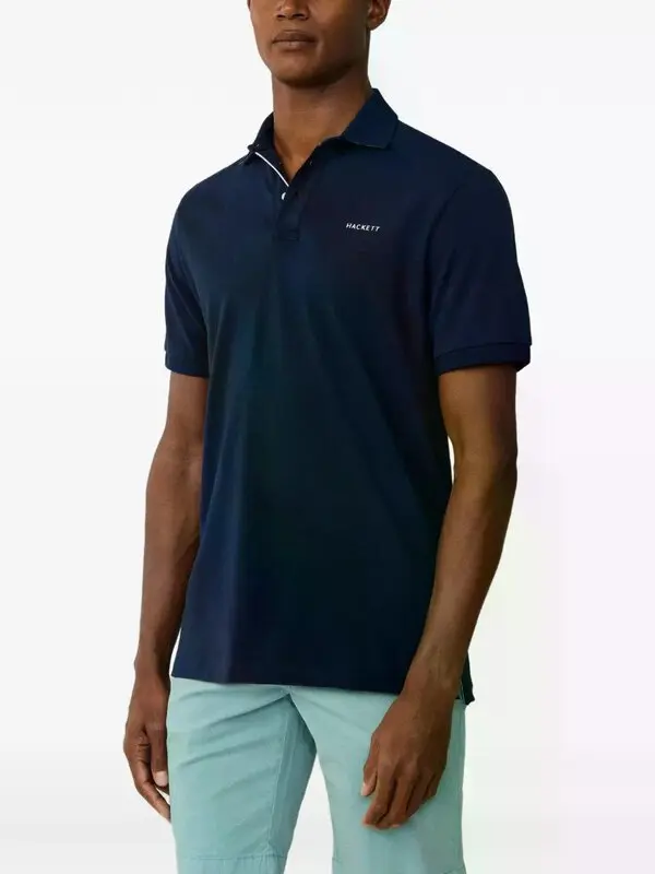 HACKETT LONDON Logo-embroidered Swim-trim Polo Shirt