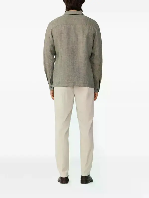 HACKETT LONDON Linen Overshirt