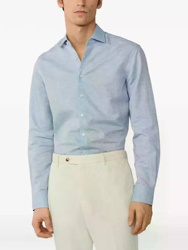 HACKETT LONDON Kent Collar French Placket Shirt