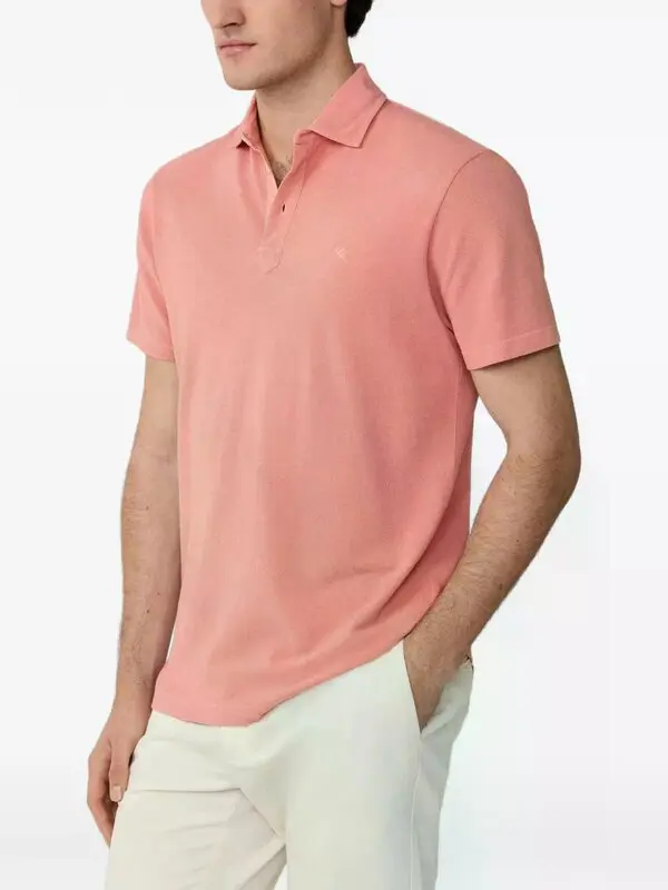 HACKETT LONDON Garment-dyed Pique-knit Polo Shirt