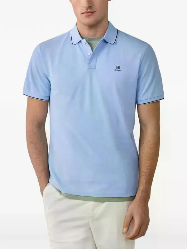 HACKETT LONDON Logo-embroidered Polo Shirt