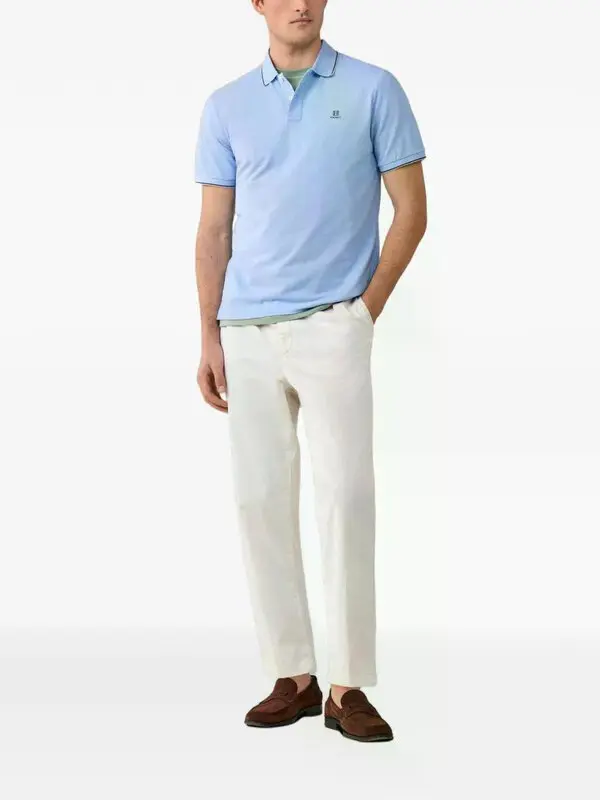 HACKETT LONDON Logo-embroidered Polo Shirt